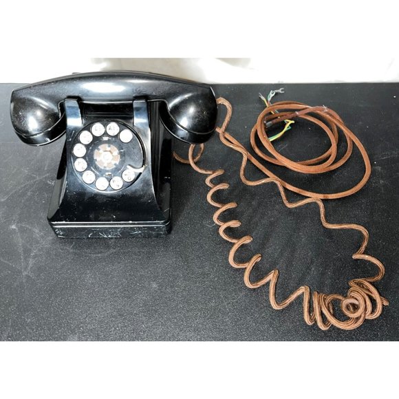 Western Electric | Accents | 95 Bakelite Retro Black Rotary Dial Desk ...